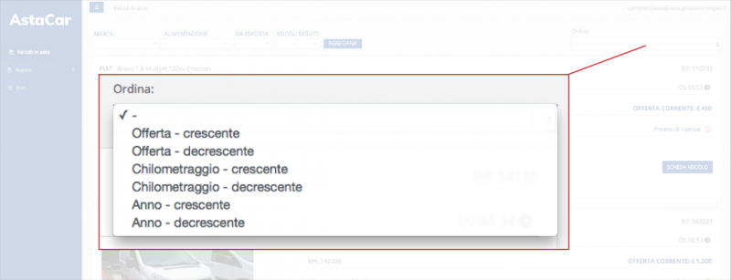 Guida alle aste – Asta Car