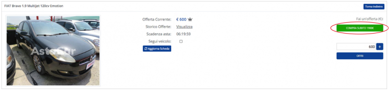 Guida alle aste – Asta Car